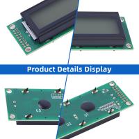 China Cyrillic 4002A COB LCD Module 182x33mm ST7066U Monochrome Display 40x02 for sale
