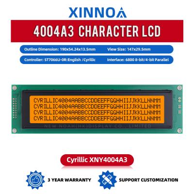 China Cyrillic Gray Film 4004A3 Character Module LED Backlight 4004 Character LCD Module for sale
