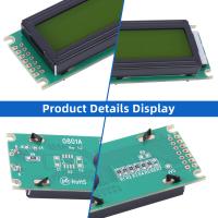 China Cyrillic 0801A Character LCD Screen 85x29x12mm COB ST7066U High Quality Display for sale