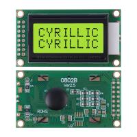 China Cyrillic 0802B Character LCD Display Module 58x31.9mm COB ST7066 for sale