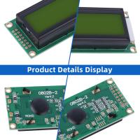 China Cyrillic 0802B-2 8x2 Character LCD Display Module with ST7066 Controller 58x32x13.5mm for sale