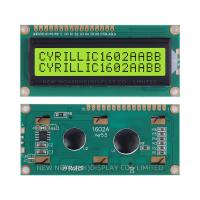 China Cyrillic 1602A 3.3V High Brightness LCD Character Display Module ST7066U 80x36mm for sale
