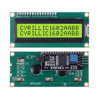 China Cyrillic 1602A IIC Adapter Board 80x36mm COB LCD Display Module 16x02 for sale