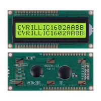 China Cyrillic 1602A-13 16x2 Character LCD Display Module 80x36mm COB ST7066U for sale