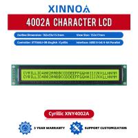 China Cyrillic 4002A 40x2 Character LCD Display Module COB ST7066U 182x33x13.5mm for sale