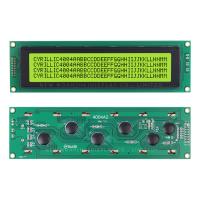 China Cyrillic 4004A2 40x4 COB LCD Module Yellow Green LED Backlight Parallel Port Customizable for sale
