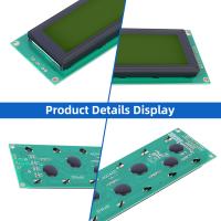China Cyrillic 4004A5 40x4 Character LCD Display Module ST7066U COB 190x54mm for sale