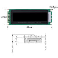 China DFSTN Black Film 0801 Character LCD Screen Module High-Quality LCD Screen for sale