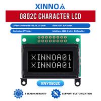 China 0802C STN Blue Font Character Display Module 40x29.2mm ST7066U Controller COB for sale