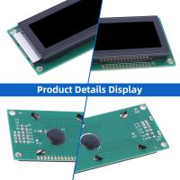 China DFSTN black film 2002B LCD Module 02*20 ST7066U Audio Amplifier Display Screen Support Customization for sale