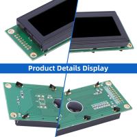 China 2002K-1 FSTN Black Film Character LCD Module Display 180x40x14.5mm COB ST7066U for sale