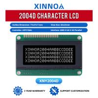 China 2004D 20x4 Character LCD Display Module ST7066U Controller 77x47x11mm COB Black Film for sale