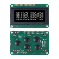 China 2004D 20x4 Character LCD Display Module ST7066U Controller 77x47x11mm COB Black Film for sale