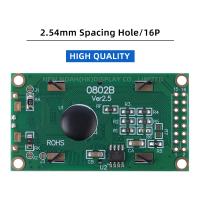 China European 0802B 3.3V Character LCD Module 58x31.87mm ST7066 Controller COB Display for sale
