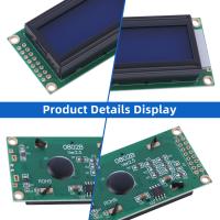 China European 0802B 3.3V Character LCD Module 58x31.87mm ST7066 Controller COB Display for sale