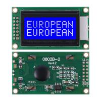 China European 0802B-2 3.3V Character LCD Display Module 58x32mm ST7066 Controller COB for sale