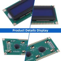 China European Blue Film White Letters 1602A-13 LCD Module Double Row Interface Module With Backlit S-String for sale