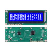 China European 1602B Blue Film White Letters LCD Display Module 122x43.69mm COB ST7066U for sale