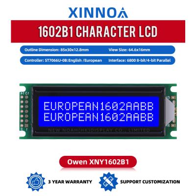 China European 1602B1 16x2 COB LCD Module Blue Film White Letters ST7066U 85x30x12.8mm for sale