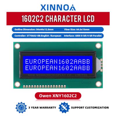 China European Blue Film White Letters 1602C2 Display Screen Support Scheme Development for sale