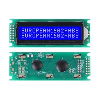 China European 1602H Blue LCD Display Module 85x30mm ST7066U Dual Row 16x2 Character for sale