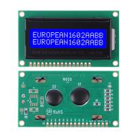 China European 1602Q I2C LCD Module 16x2 Blue Display ST7066U Controller 65.4x36.6mm for sale