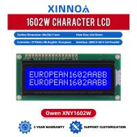 China European 1602W 80x30x11mm STN Blue Film White Letters LCD Display Module for sale
