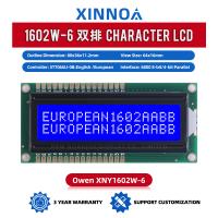 China European 1602W-6 16x2 LCD Character Display Module 80x36x11.2mm COB Blue Screen for sale