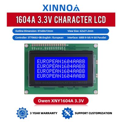 China European 1604A 3.3V Industrial LCM Display Module 87x60x13mm COB ST7066U for sale