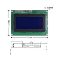China European 1604A 3.3V Industrial LCM Display Module 87x60x13mm COB ST7066U for sale