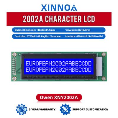 China European 2002A 20x2 Character LCD Display Module ST7066U Controller 116x37x11.5mm for sale