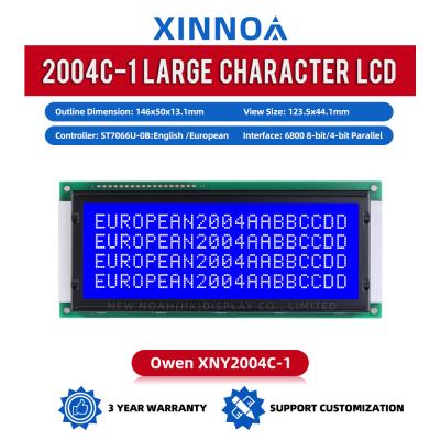 China European 2004C-1 20x4 Large Character LCD Module ST7066U 146x50x13.1mm COB for sale