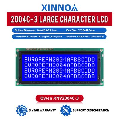 China European 2004C-3 20x4 LCM LCD Display Module 146x62.5mm ST7066U 18PIN COB for sale