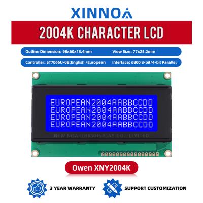 China European 2004K 20x4 Character LCD Display Module ST7066U I2C Adapter 98x60mm for sale