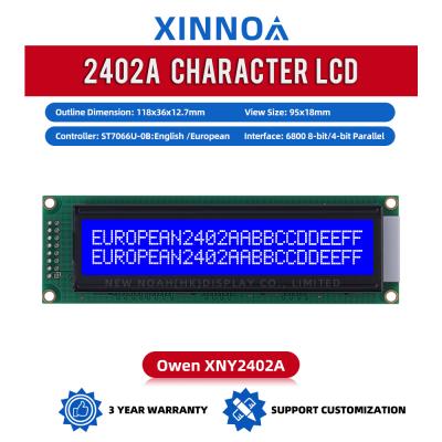 China European 2402A COB LCD Display Module 118x36x12.7mm ST7066U Controller Blue Film White Letters for sale