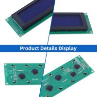China European 4004A3 40x4 Character LCD Module ST7066U COB Blue Film White Letters 190x54mm for sale