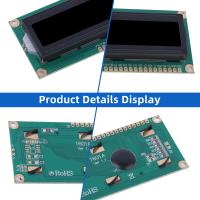 China European 1601A Character LCD Screen ST7066 80x36mm 1.5 Inches COB Black Film Display for sale