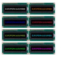 China European 1601A Character LCD Screen ST7066 80x36mm 1.5 Inches COB Black Film Display for sale
