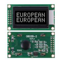 China European 0802B-2 3.3V Character LCD Display Module 58x32mm COB ST7066 for sale