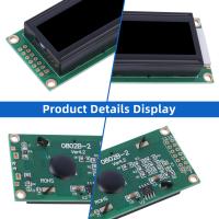 China European 0802B-2 3.3V Character LCD Display Module 58x32mm COB ST7066 for sale