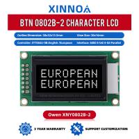 China European 0802B-2 Black Film Character LCD Module 58x32x13.5mm COB ST7066 for sale