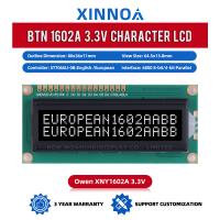 China European 1602A 3.3V Black Film LCD Display Module 80x36mm ST7066U COB for sale