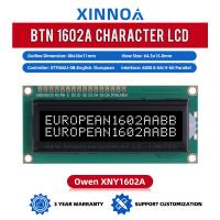 China European BTN Black Film 1602A Character LCD Display Screen Support Scheme Development for sale