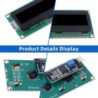 China European 1602A IIC Adapter Board COB LCD Module 80x36mm ST7066U Character Display for sale