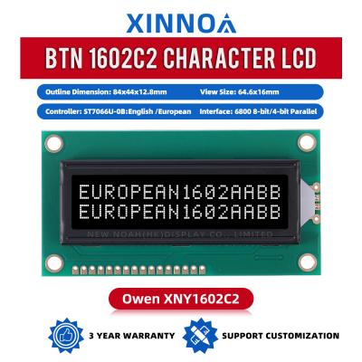 China European 1602C2 16x02 Character LCD Display Module ST7066U Controller 84x44x13mm for sale