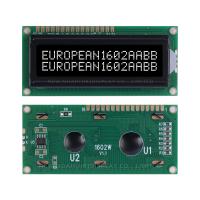 China European 1602W 3.3V 16x2 Character LCD Module ST7066U COB Black Film Display 80x30x11mm for sale