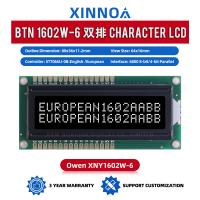 China European 1602W-6 2x16 Character LCD Display Module 80x36mm COB AIP31066L for sale