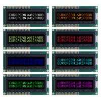 China European 1602W-6 2x16 Character LCD Display Module 80x36mm COB AIP31066L for sale