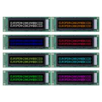 China European BTN Black Film 2002A Multi Language Optional ST7066U High Brightness Character Screen for sale