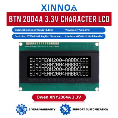 China European BTN Black Film 2004A 3.3V LCD Display Module ST7066U LCM Display Module Dot Matrix Screen for sale